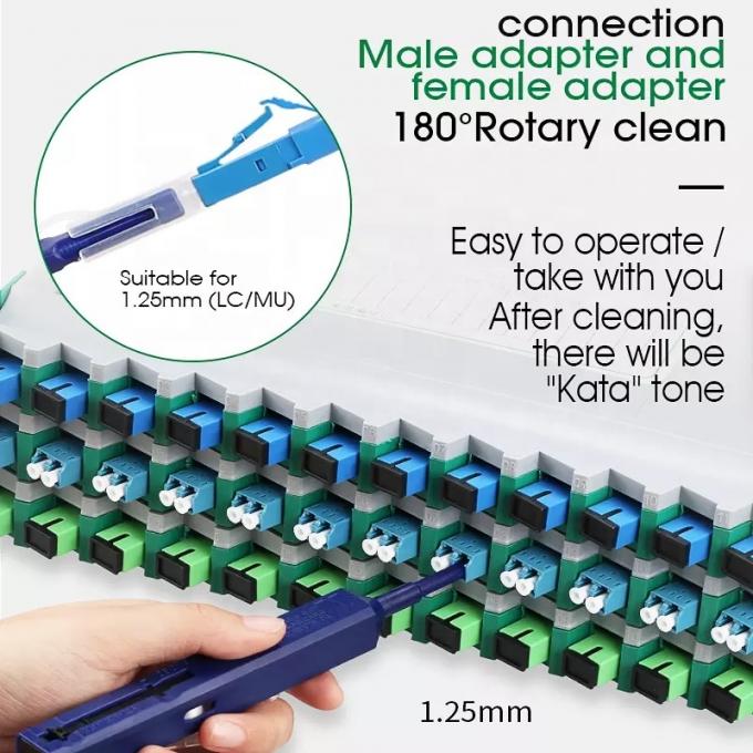 One Click Cleaner Fiber Optic Cleaning Pen SC LC Connector FTTX Tool ...