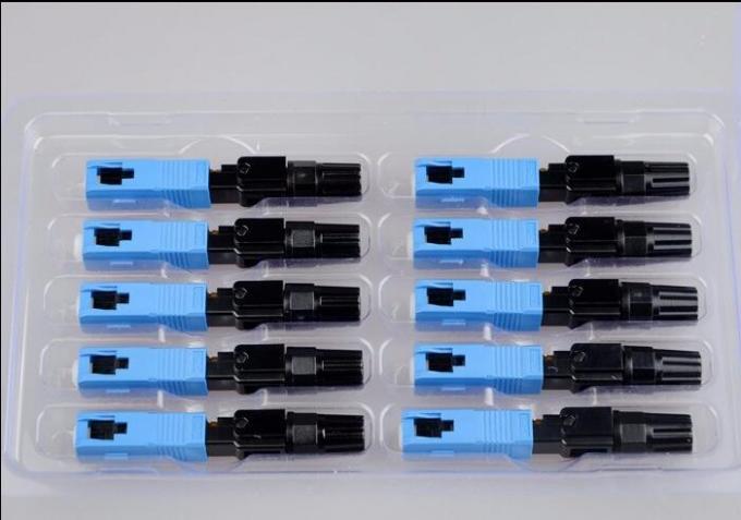 FTTH SM MM Fiber Optic Fast Connectors