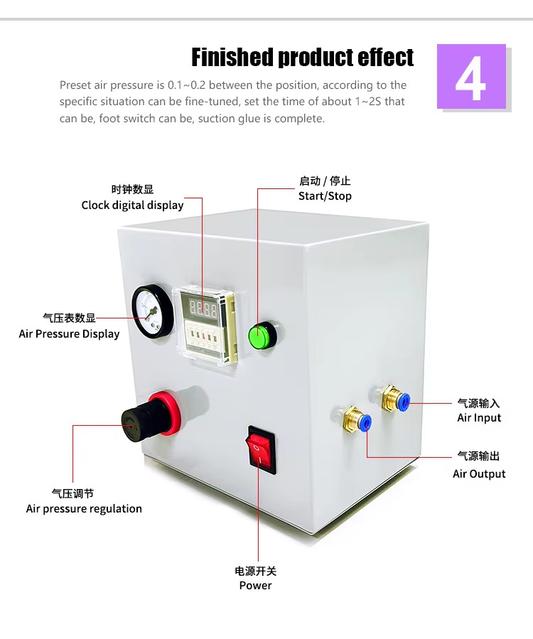 CLX-MC02 Optical fiber MPO/MTP connector ferrule glue suction machine ...