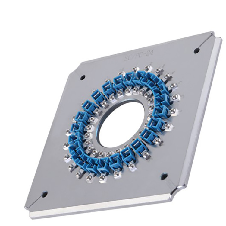 24 Ports SC UPC Connector Polishing Fixture Jig Heat Treated For Fiber ...