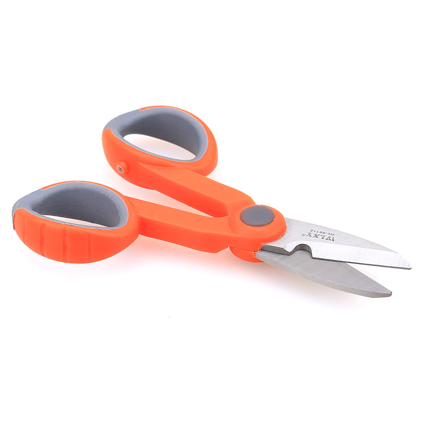 Orange 14.5cm Fiber Optic Cable Tools Kevlar Cutter For Fiber Pigtail ...