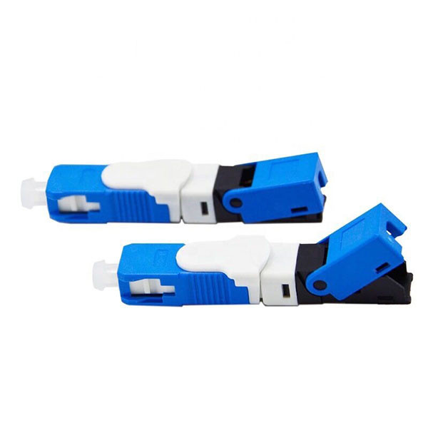 FTTH Plastic Optical Fiber Connectors , 2*3mm Quick Connect Fiber Optic ...