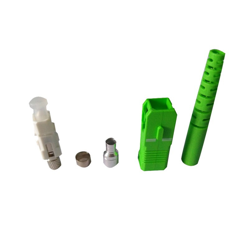 Multimedia Multimode Fiber Patch Cord Connectors Apc Sc Connector