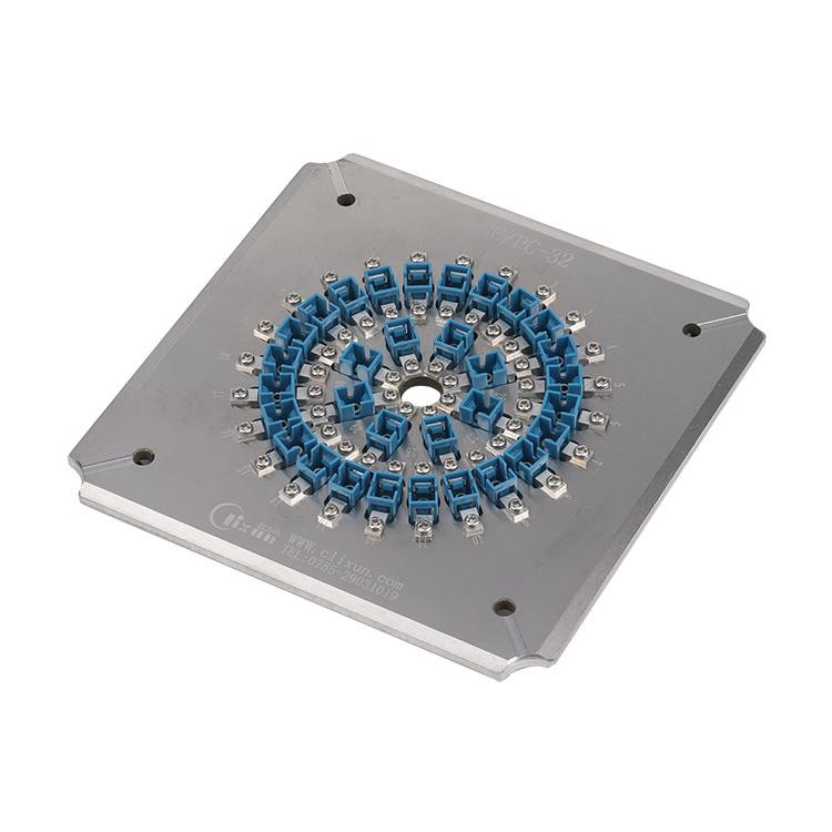 32 Ports SC UPC Connector Fiber Optic Fixture Polishing Kit Faster ...