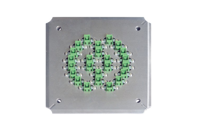 24 Port SC APC Polish Jig stainless steel For SC APC Connector Optical ...