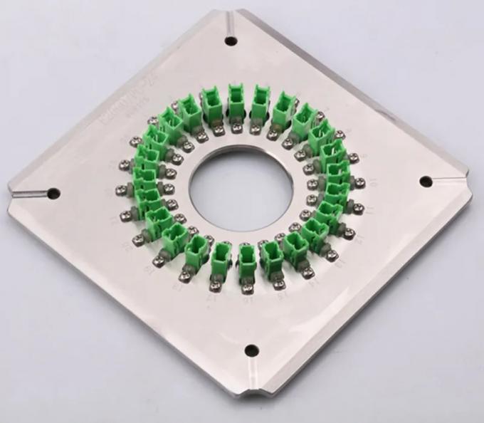 E2000PC24 Port Ferrule Optic Fiber Polishing Jig Hardening Stainless ...