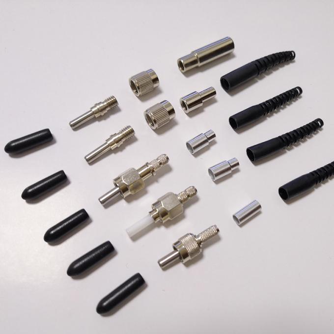 SMA905 Fiber Optic Cable Connectors PC UPC APC Polish Metal Ferrule